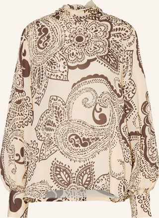 Grace Grace Schluppenbluse Paisley weiss