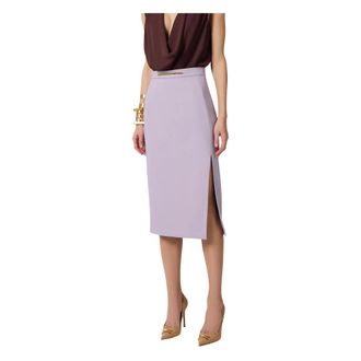 Elisabetta Franchi Femme, Jupes, Violet, Taille: 42 FR Skirts