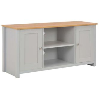 vidaXL Meuble tv Gris 120x39x58 cm Vidaxl