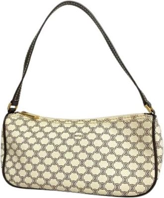 Celine Sac bandouli&egrave;re vintage Pre-owned - Femme - Pre-owned - Beige - Taille: ONE Size