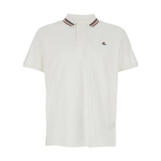 Vivienne Westwood Classic Polo - - Tops - Herren - Wei&szlig; - XL