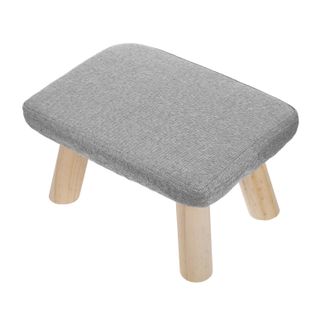 Angoily Fu&szlig;hocker aus Massivholz Kleiner Holzfu&szlig;schemel 35X25X20cm rutschfest Ergonomische Fu&szlig;st&uuml;tze f&uuml;r B&uuml;ro Wohnzimmer und Schlafzimmer