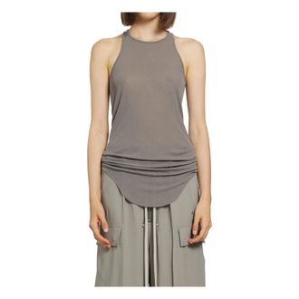 Rick Owens Basic Rib Tank - - Tops - Damen - Grau - M