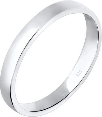 Elli Ring Damen Verlobung Schlicht Elegant in 925 Sterling Silber