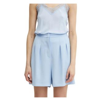 Patrizia Pepe Femme, Shorts, Bleu, Taille: 36 FR Short Taille Haute Bleu Clair