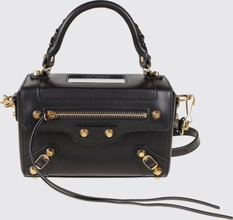 Balenciaga Mini sac &agrave; main Le City Sleek Box en cuir de veau clout&eacute;
