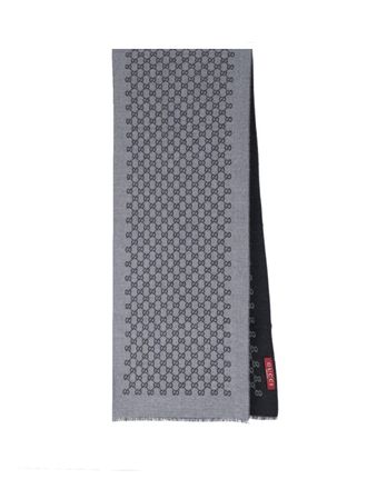 Gucci Jacquard Gg Bicolor Scarf