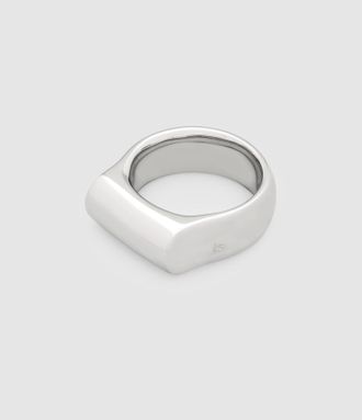 Tom Wood Bague Crest Argent