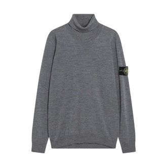 Stone Island Homme, Pulls, Gris, Taille: M Maglia Dolcevita