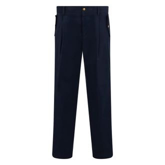 Dolce & Gabbana Pantalon en coton - Homme - Pantalons - Bleu - Taille: XL