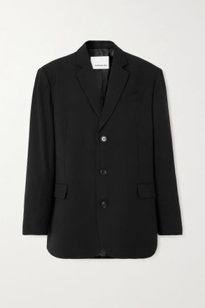 Frankie Shop Gelso Oversized-blazer Aus Einer Tencel-lyocell-mischung - Schwarz