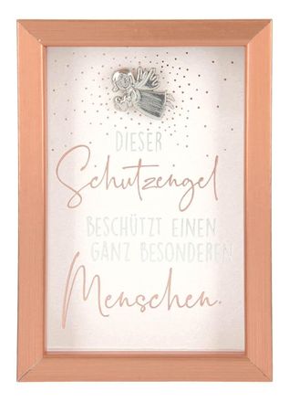 Depesche 11625-006 - Bilderrahmen mit Kompliment, kleiner Deko-Rahmen mit hübschem Spruch, ca. 8,4 x 5,8 x 1,9 cm, ideal als Geschenk oder kleine Aufmerksamkei