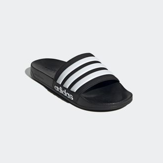 adidas Badesandale ADIDAS SPORTSWEAR SHOWER ADILETTE, Damen, Gr. 40,5, schwarz-wei&szlig; (core schwarz, ftwr wei&szlig;, core schwarz), Synthetik, Schuhe, Topseller