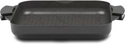 Tognana Avantspace Vierkantgrill mit 2 Griffen, 28 x 28 cm, Aluminium, schwarz