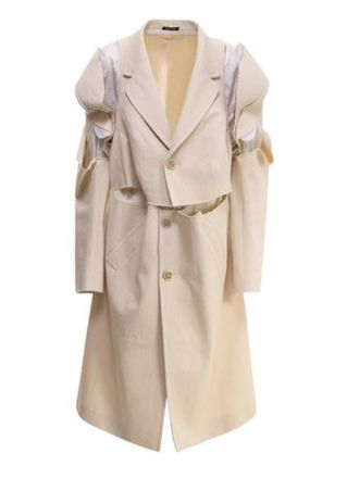 Maison Margiela Deconstructed Cotton Trench Coat