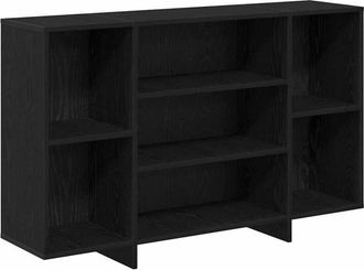 vidaXL Sideboard Schwarze Eiche 120 x 30 x 75 cm Holzwerkstoff Vidaxl