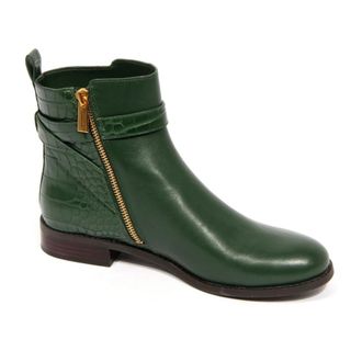 Michael Kors Gr&uuml;ne gepr&auml;gte Stiefeletten im Farrah-Stil - - Shoes - Damen - Gr&uuml;n - 37 1/2 EU