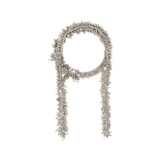 Dries Van Noten Femme, Accessoires, Gris, Taille: ONE Size Metal Necklace