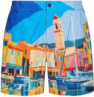 Fa&ccedil;onnable Short &agrave; imprim&eacute;