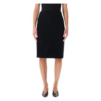 Versace Stretch Cady Bleistiftrock - - Skirts - Damen - Schwarzk - M