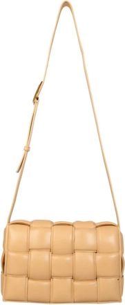 Bottega Veneta Femme, Sacs, Beige, Taille: ONE Size Padded Cassette Crossbody Bag