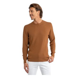 Gran Sasso Kamel Merinowollpullover - - Knitwear - Herren - Braun - S