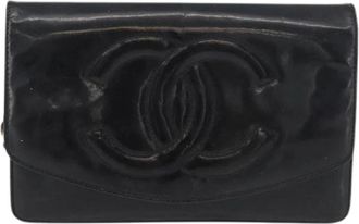 Chanel Pre-owned Vintage cc wallet on chain - - Pre-owned - Damen - Schwarzk - ONE SIZE