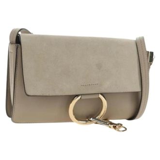 Chlo&eacute; Pre-owned Suede Shoulder Bag - - Pre-owned - Damen - Beige - ONE SIZE
