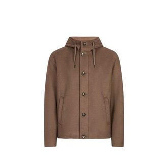 Herno Manteau textur&eacute; coupe droite &agrave; capuche
