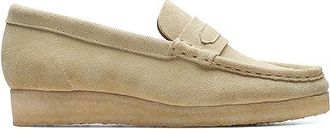 Clarks Mocassins Wallabee Oxford pour femme, Daim d&eacute;rable, 40 EU