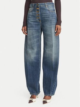 Elisabetta Franchi Jeans PJ-10D-66E2-V420 Dunkelblau Balloon Fit