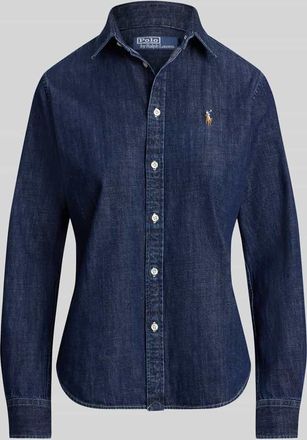 Polo Ralph Lauren Regular Fit Jeansbluse aus reiner Baumwolle