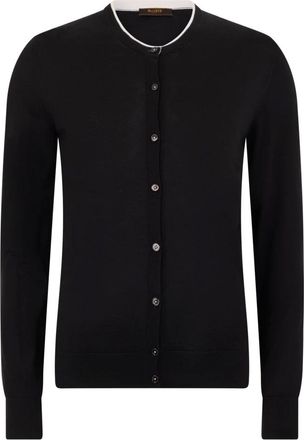 Moorer Femme, Pulls, Noir, Taille: 36 FR Maylea Cardigan