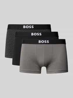 HUGO BOSS Trunks aus Baumwoll-Mix im 3er-Pack