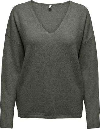 Only Onlrica L/S V-Neck Pullo KNT Noos