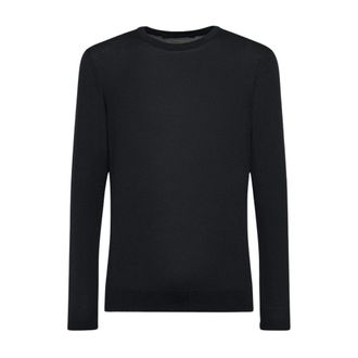 Kiton Rundhals-Pullover - - Knitwear - Herren - Blau - S