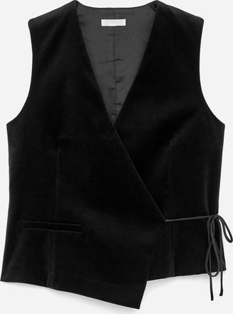 Arket Samtweste -Schwarz