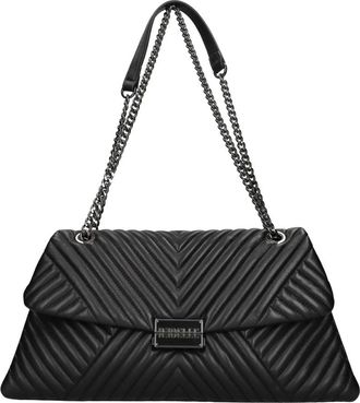 Rebelle Femme, Sacs, Noir, Taille: ONE Size Alexis Big Sac en Cuir Metaless&eacute;