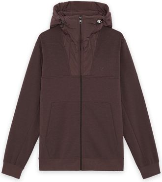 Lyle & Scott Herren Lyle And Scott Gestreifte Hybridjacke in Braun