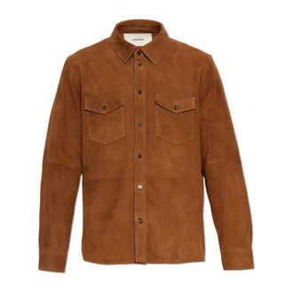 Zadig&Voltaire Wildlederhemd Sergy - - Shirts - Herren - Braun - L
