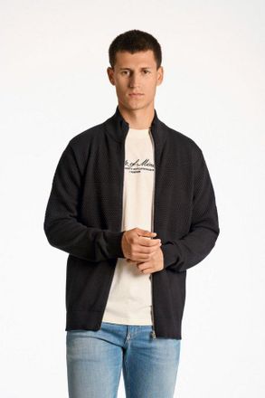 Lindbergh Strickjacke mit Stehkragen und Rei&szlig;verschluss