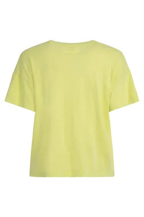 The Great. Womens Cotton T-Shirt With Front Pocket Green T-Shirts & Jerseys