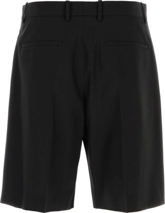 Jil Sander Black Exterior: Virgin Wool Short