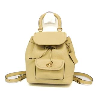 Coach Pre-owned Leder ruckscke - - Pre-owned - Damen - Gelb - ONE SIZE