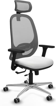 Piqueras y Crespo Cilanco &Uuml;berwachungsstuhl mit 3D-Armen, h&ouml;henverstellbare Lendenwirbelst&uuml;tze und h&ouml;henverstellbares Kopfteil und Neigungsverstellung. Ausgestattet mit