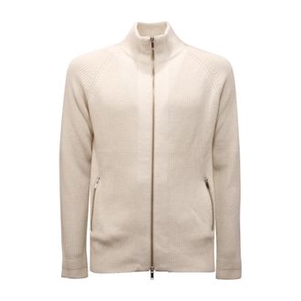 Daniele Fiesoli Lupetto Cardigan - - Knitwear - Herren - Wei&szlig; - M