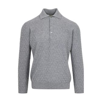 FILIPPO DE LAURENTIIS Pullover mit Rundhalsausschnitt und langen &Auml;rmeln - - Knitwear - Herren - Grau - M