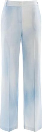 Nenette Femme, Pantalons, Bleu, Taille: 46 FR Wide Pantalons