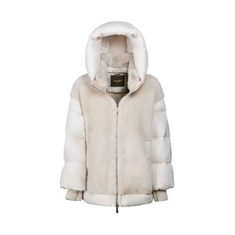 Moorer Femme, Vestes, Beige, Taille: 40 FR Nausica Parka