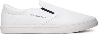 Tommy Hilfiger Sneakers aus Stoff Vulc Core FM0FM05689 Wei&szlig;